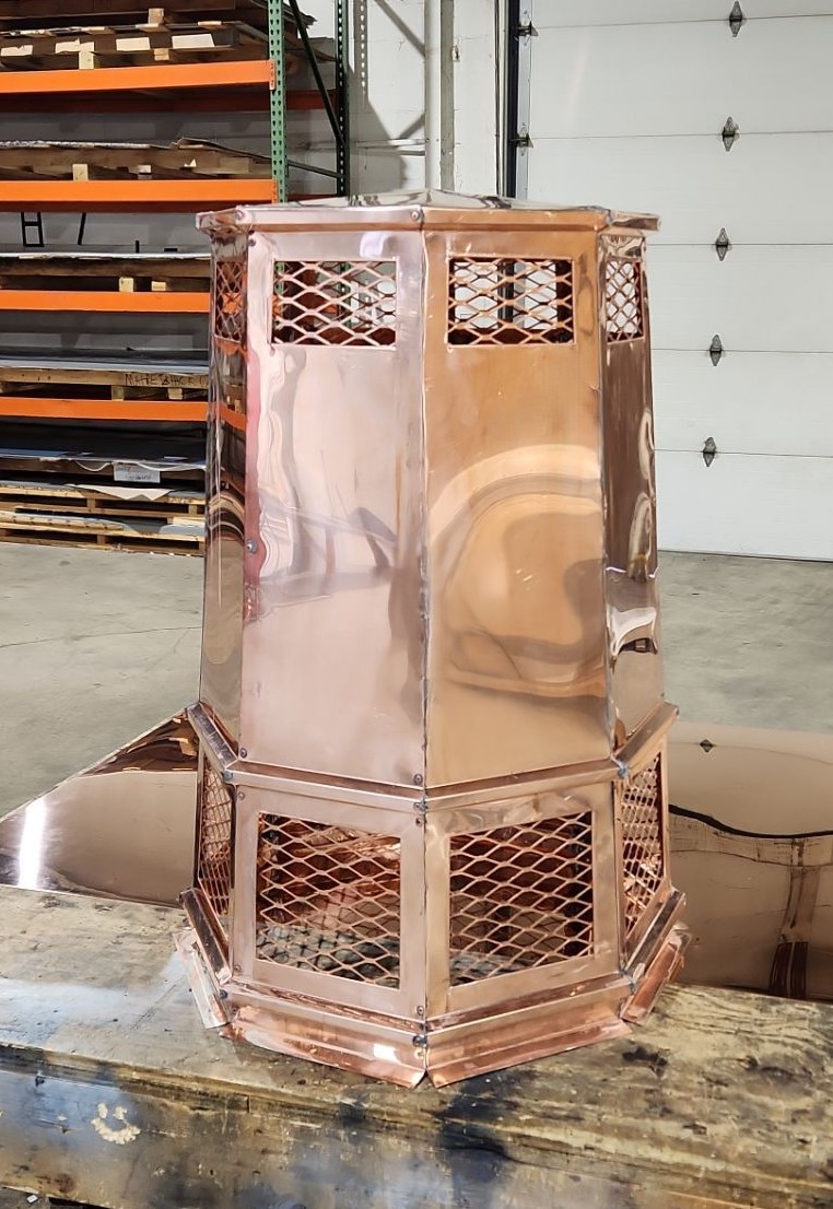 Decorative Octagon Flue Cap – Advanced Metal