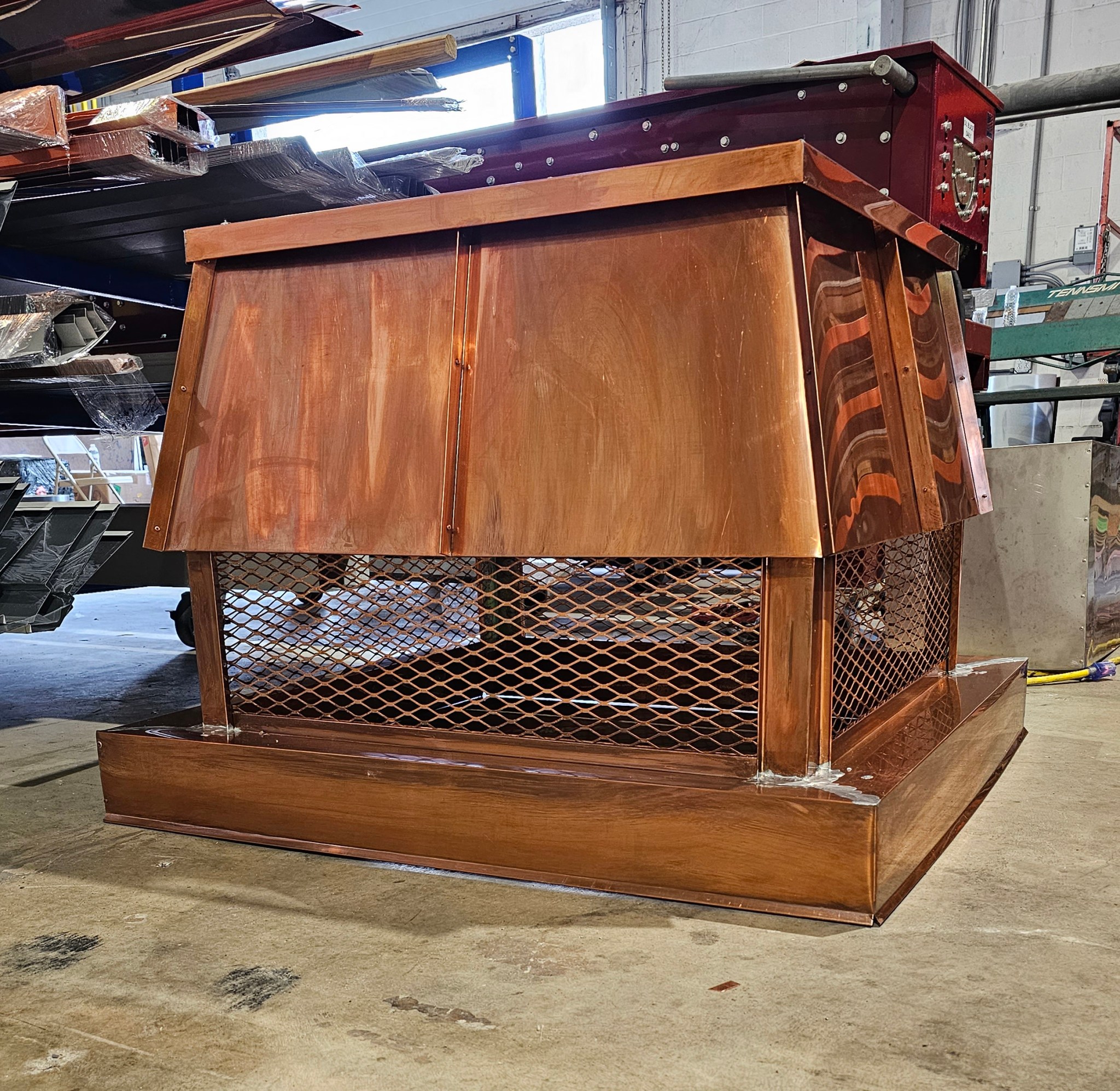 Standing Seam Chimney Cap – Advanced Metal